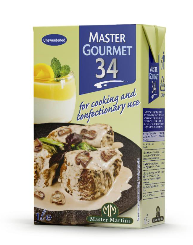 CREMA MASTER GOURMET 34% UHT SENZA GLUTINE LT.1 MASTER MARTINI Salumi e ...